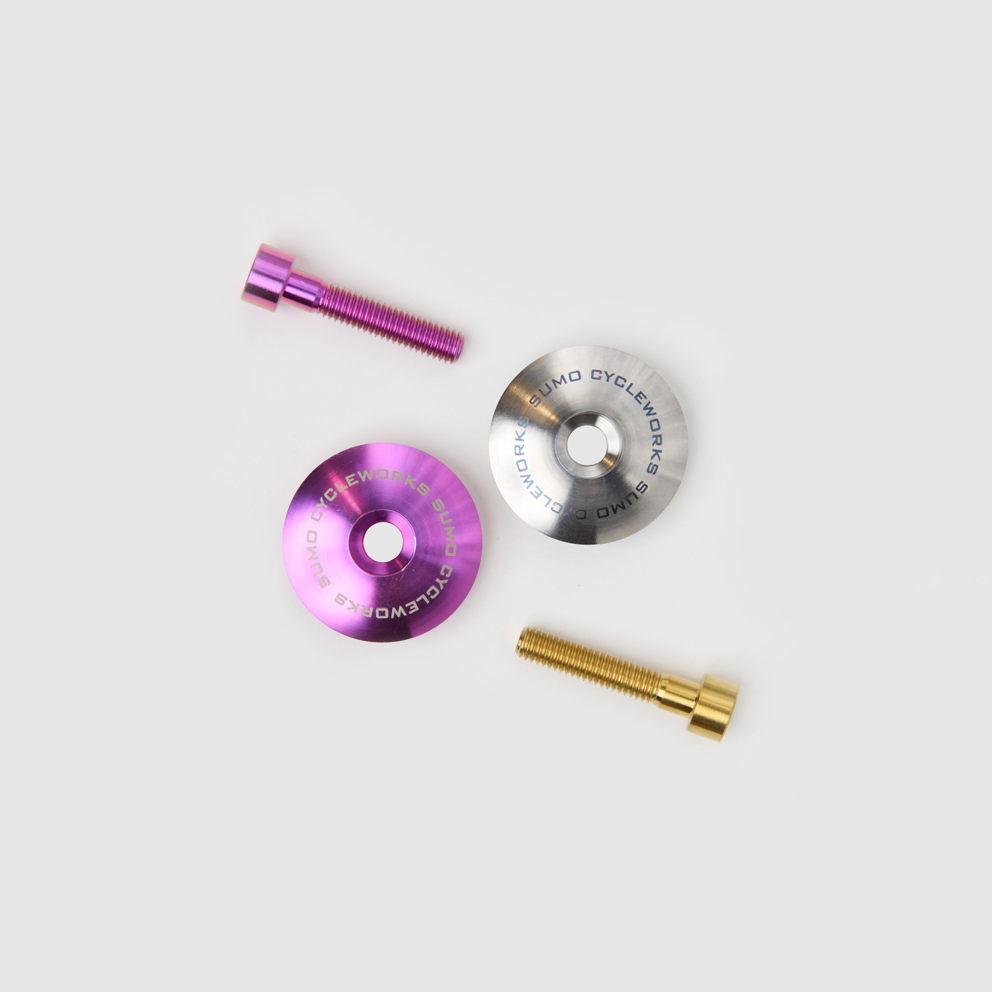 SUMO - Titanium Top Cap – SUMO CYCLEWORKS